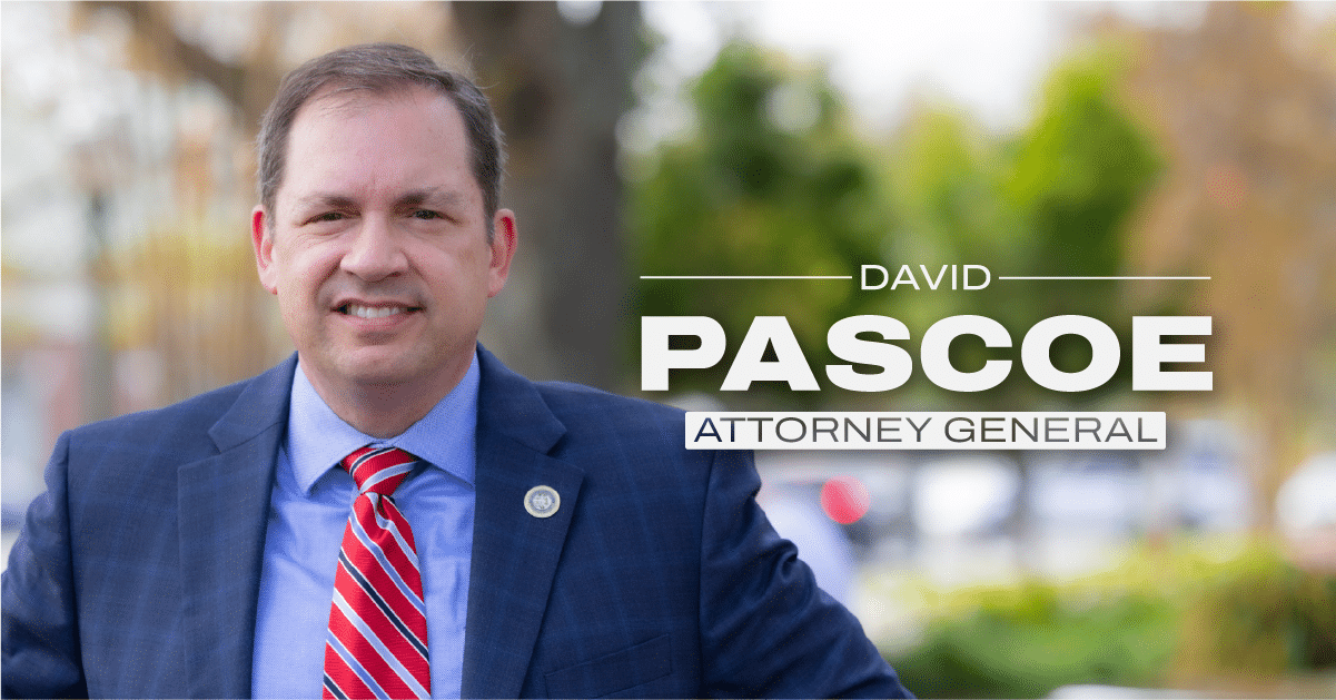 David Pascoe | Republican for Attorney General